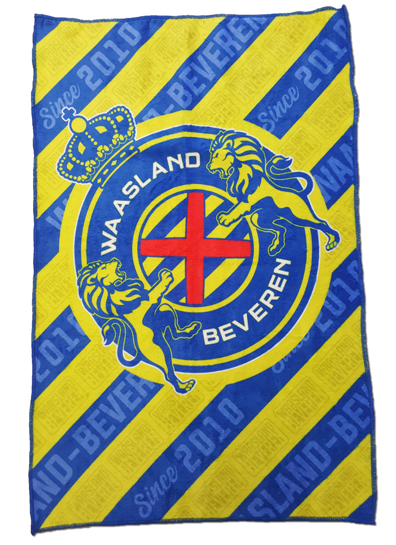 Fleece deken met eigen logo - FanDome